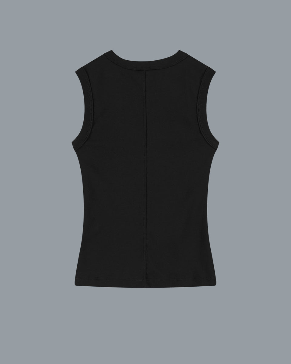 ESMÉ TANK | Black - FLORE FLORE