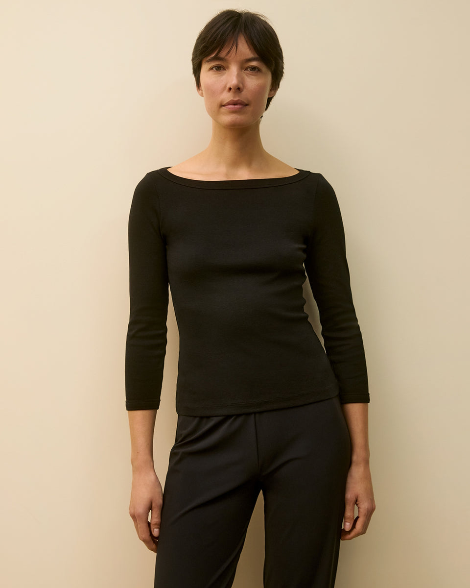 STEFFI TEE | Black - FLORE FLORE